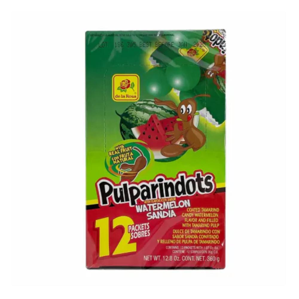 De La Rosa Pulparindots Watermelon Sandia Balls- 12 ct – Mexican Candy ...