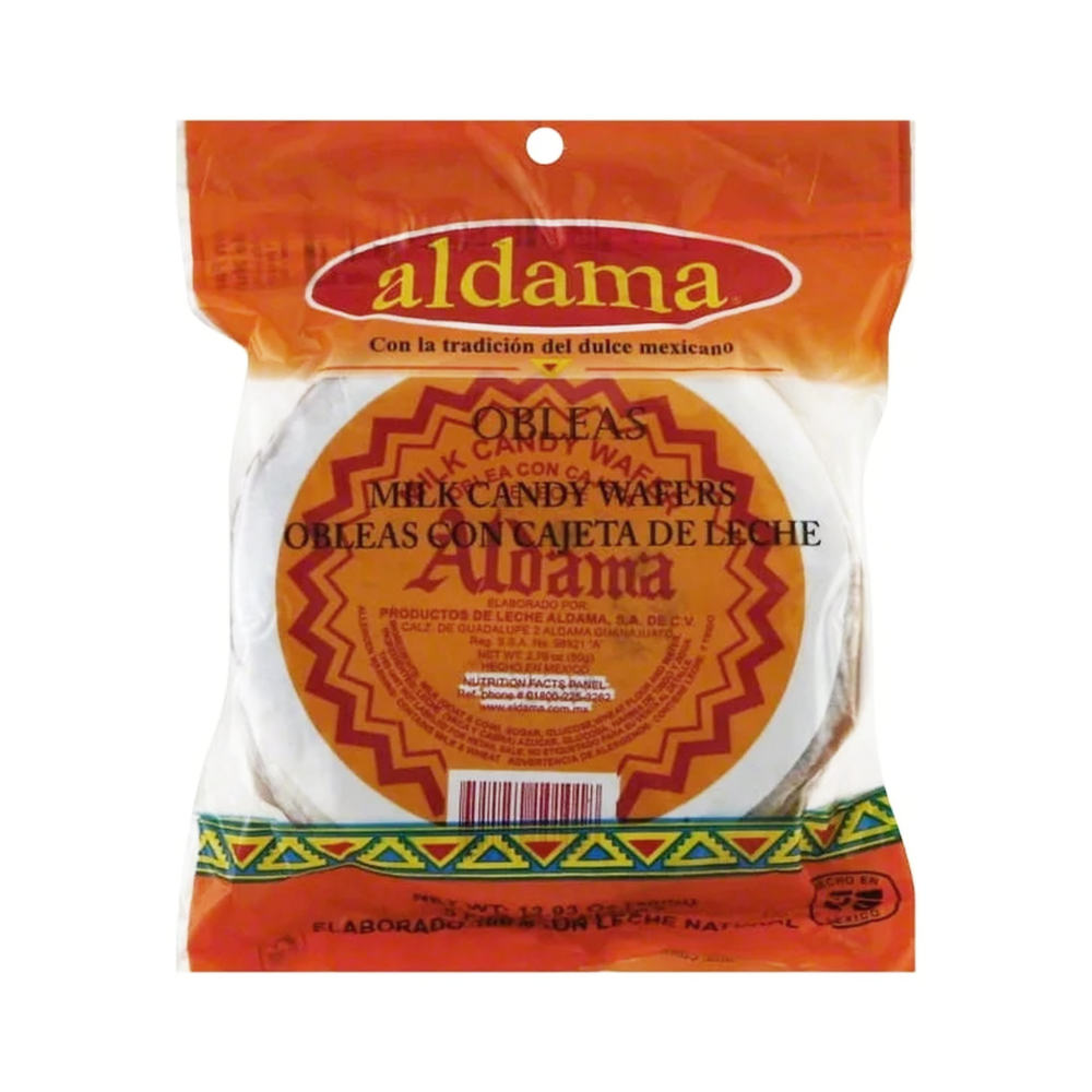 Aldama Obleas Milk Candy Wafers 5pcs – Mexican Candy Store by Mexicrate