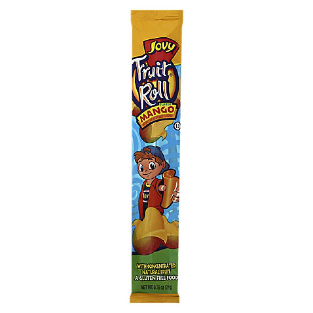 Jovy Fruit Roll Mango Flavor-1 roll – Mexican Candy Store by Mexicrate
