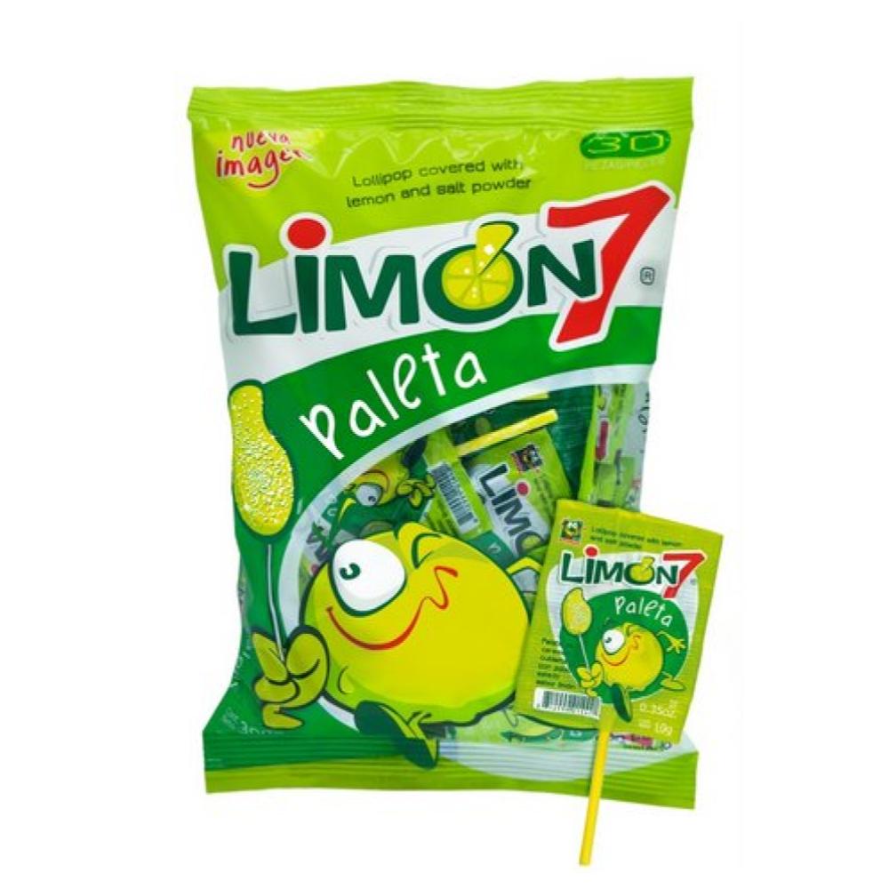 Limon 7 Paleta 30pcs – Mexican Candy Store by Mexicrate
